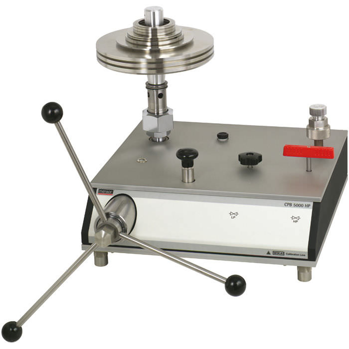 Hydraulic deadweight tester - CPB5000HP - WIKA Alexander Wiegand SE ...