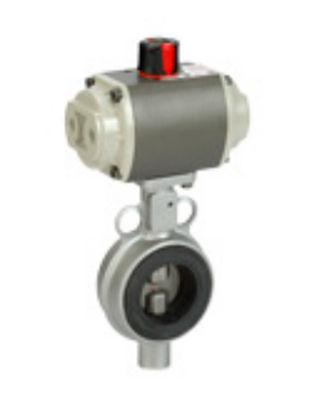 Butterfly valve - BFV-4322B series - Avcon Controls PVT. Ltd. - pneumatically-operated / for ...