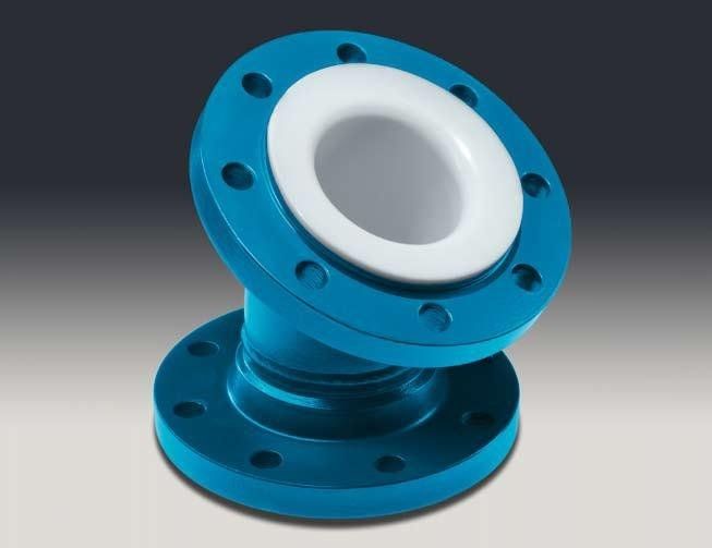 PFA-lined pipe elbow - Baum Kunststoffe GmbH - 30°