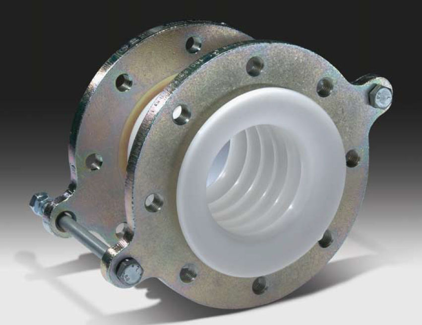 Rubber pipe expansion joint - Baum Kunststoffe GmbH - round / flange