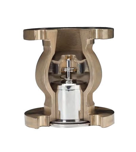 Disc check valve - GLC® - DFT Inc. - flange / stainless steel / bronze