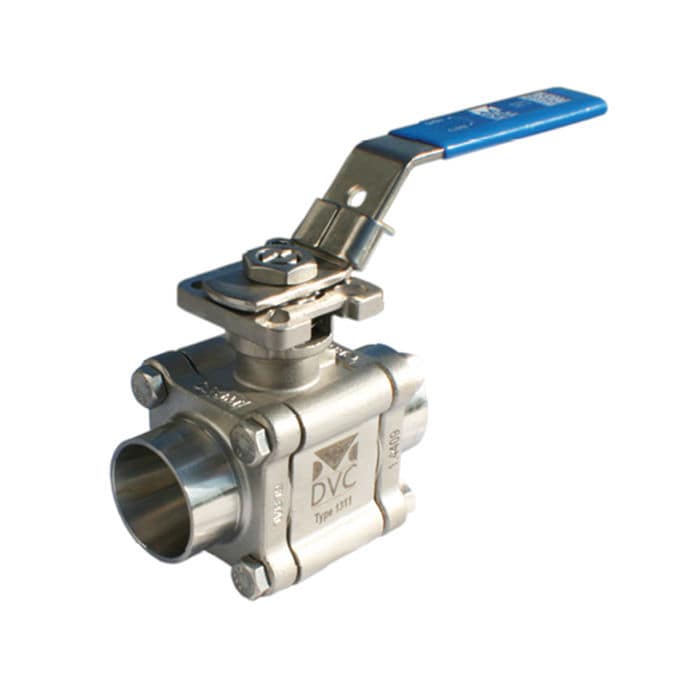 Ball valve - 1311 - Dansk Ventil Center A/S - lever / female / 3-piece