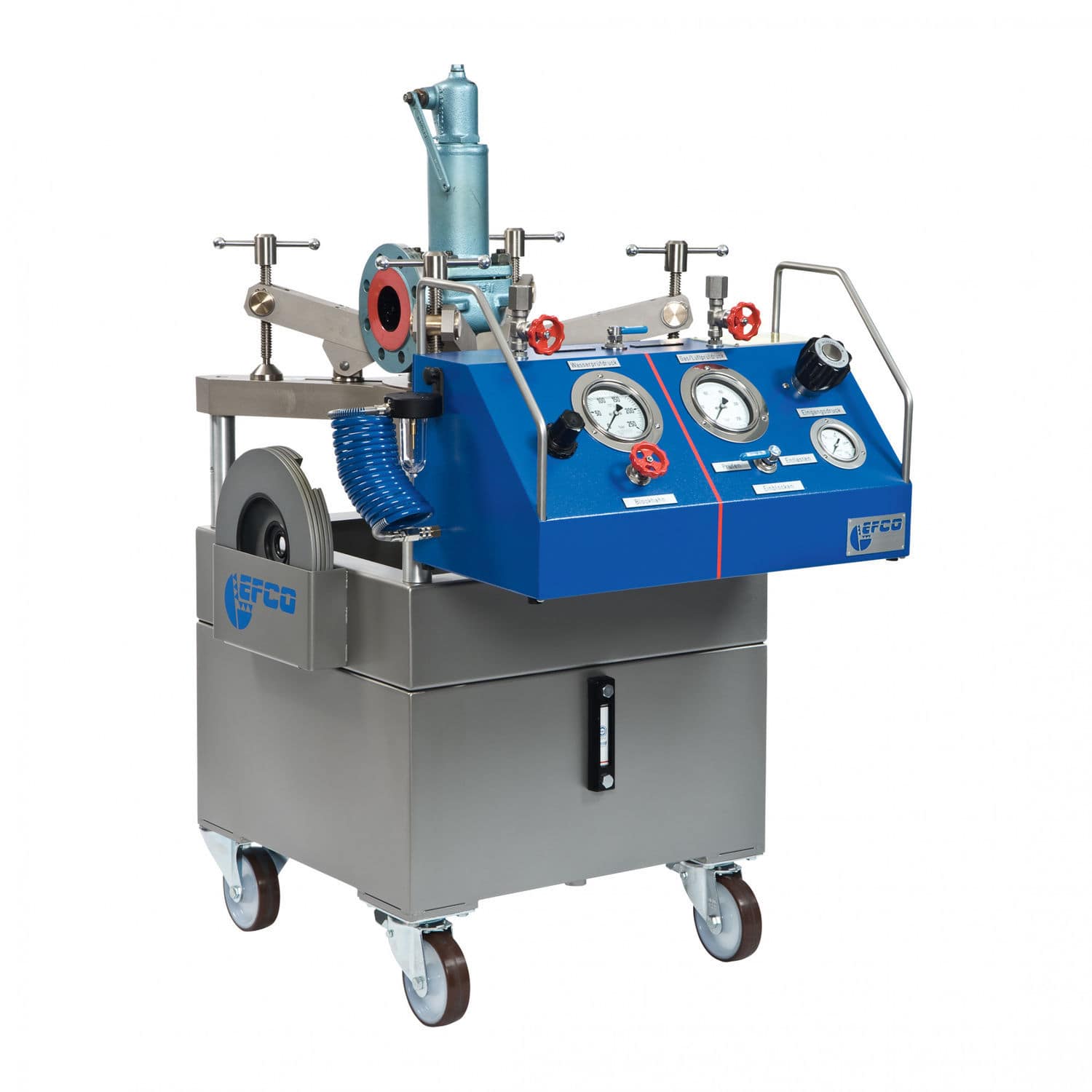 Air-driven portable pressure test unit - PS-T 10.03 - EFCO Maschinenbau ...