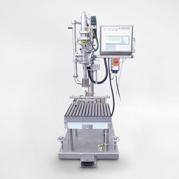 Semi-automatic filling machine - EFS 31 - FRICKE Abfülltechnik GmbH ...