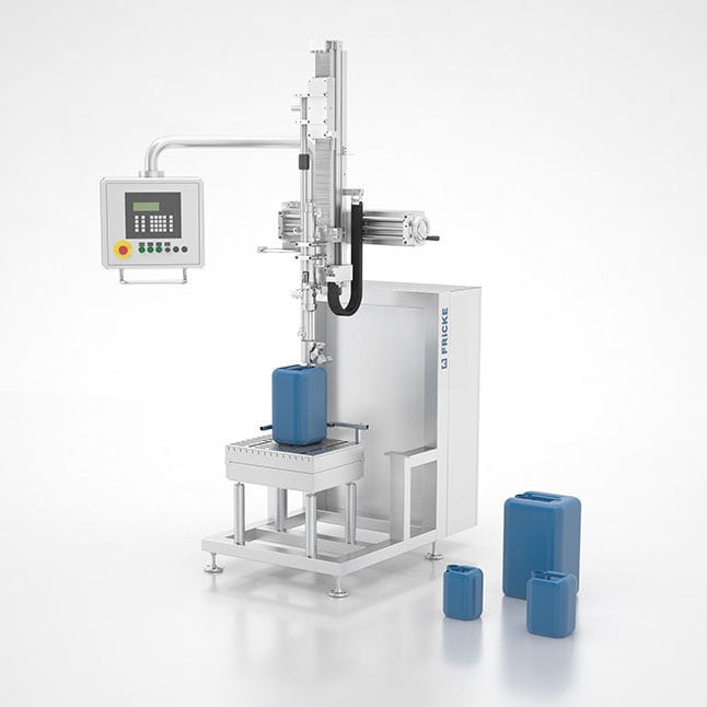 Semi-automatic filling machine - EFS 42 - FRICKE Abfülltechnik GmbH ...