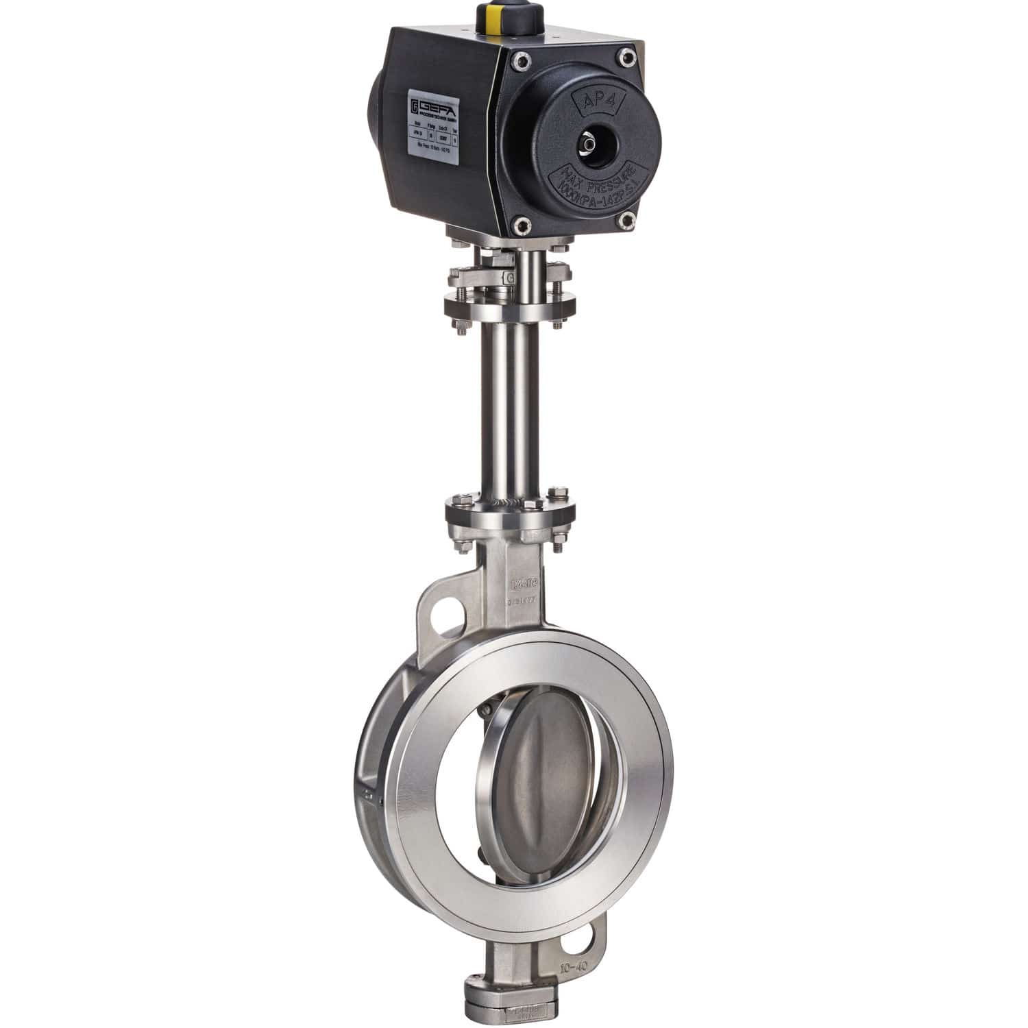 Butterfly valve - HGC - GEFA Processtechnik - manual / for control ...
