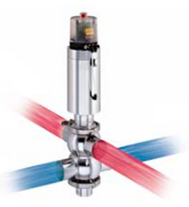 Double-seat valve - Kieselmann GmbH - discharge