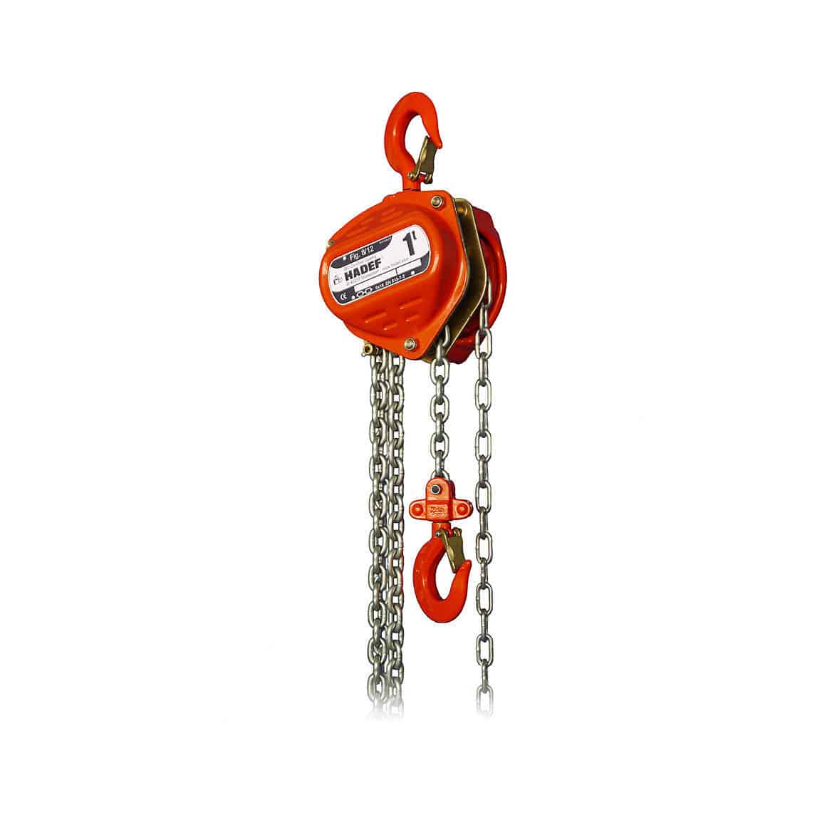 Manual chain hoist - 8/12 - HADEF - compact