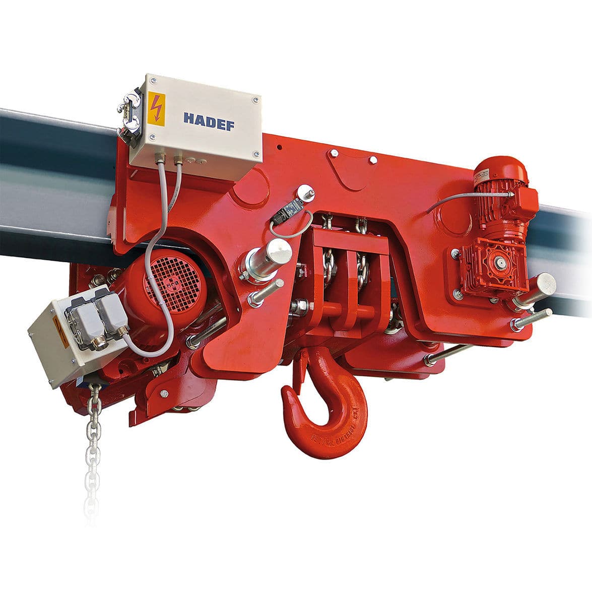 Electric chain hoist - 29/06 EE - HADEF - low headroom / trolley