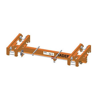Single-girder overhead traveling crane - EDHH - HADEF - hanging