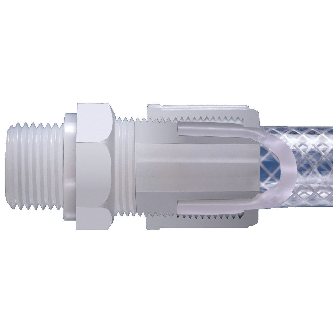 T-shaped tube connector - 1B - EM-Technik GmbH - elbow / plastic