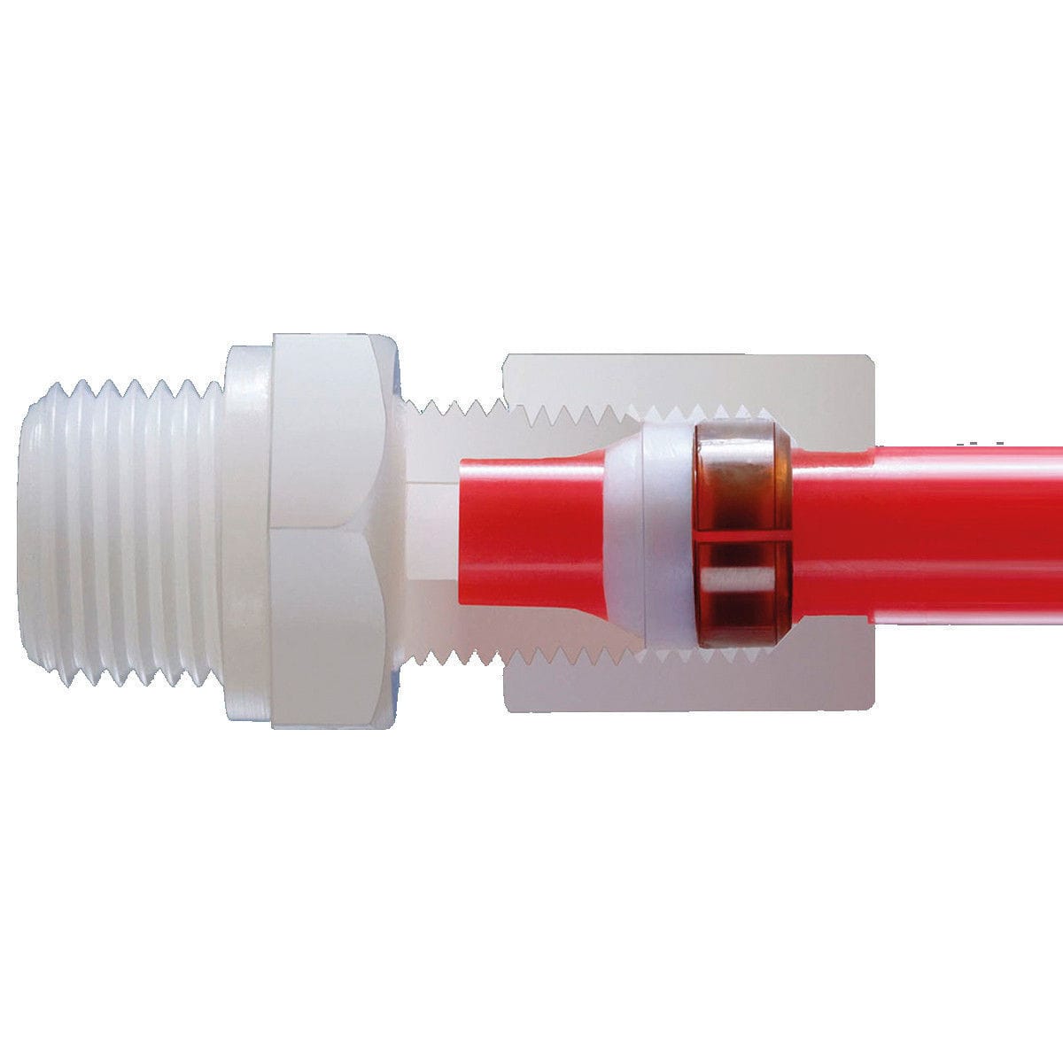 T tube connector - 2N - EM-Technik GmbH - cross / elbow / plastic
