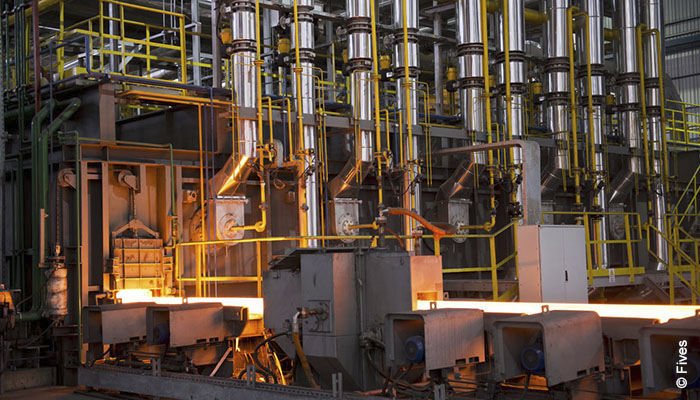 Tunnel furnace - Stein WBF - Fives DMS - reheating / electric