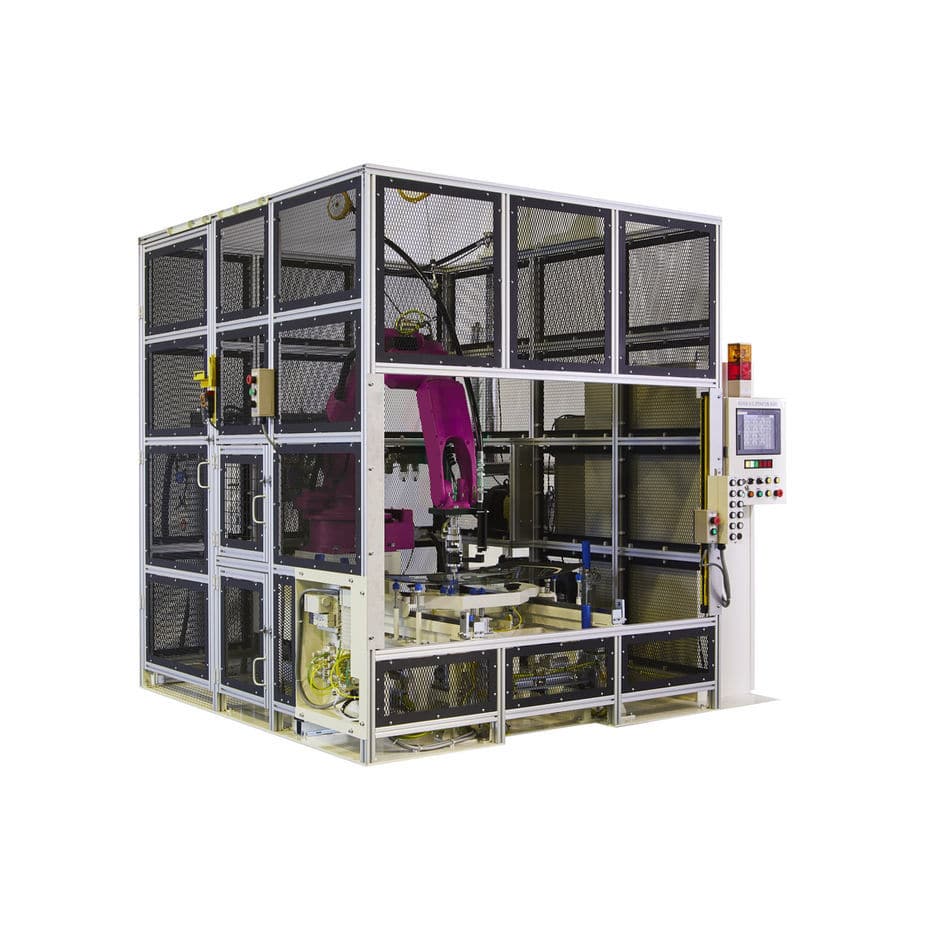 Robotic dispensing cell - Fives Cinetic SAS - assembly