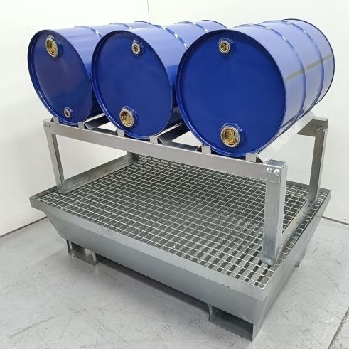 Drum support - 3054 - Novodinámica S.L.U. - galvanised steel