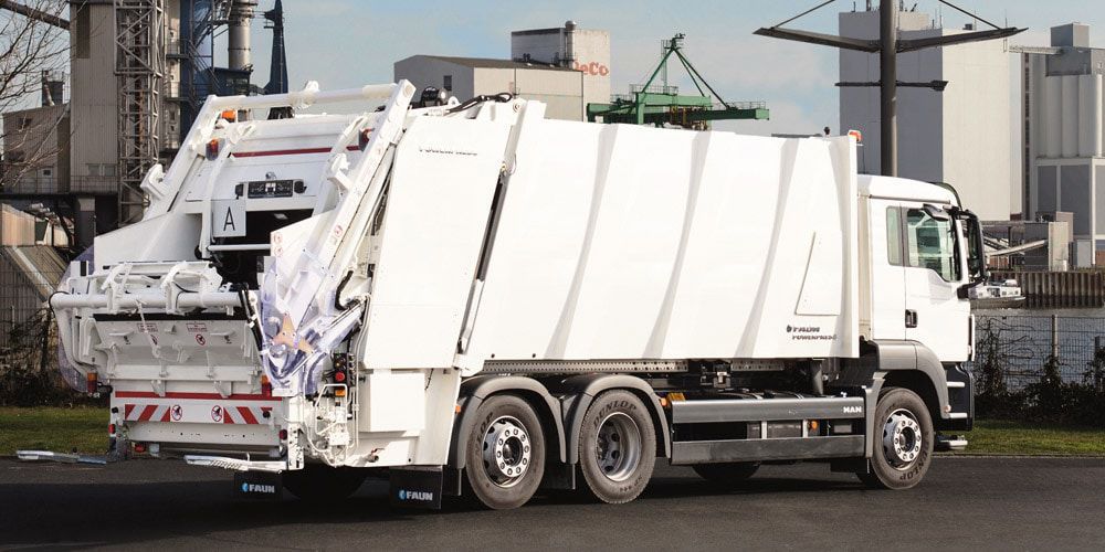 Rear-loader waste collection vehicle - POWERPRESS - FAUN Umwelttechnik ...