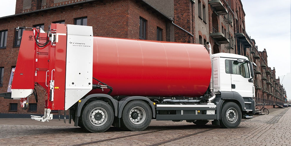 Rear-loader waste collection vehicle - ROTOPRESS - FAUN Umwelttechnik ...