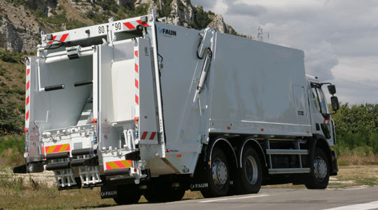 Rear-loader waste collection vehicle - SELECTAPRESS - FAUN ...