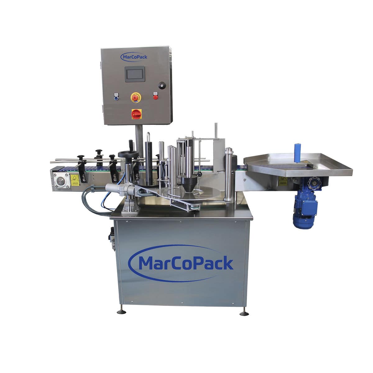 Automatic labeling system - SET 200 - MARCOPACK - for bottles / pot / side