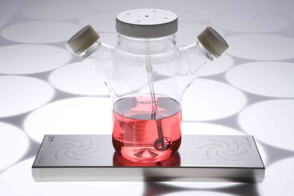 Magnetic laboratory stirrer - bioMIXdrive 3 - 2mag AG - digital / for ...