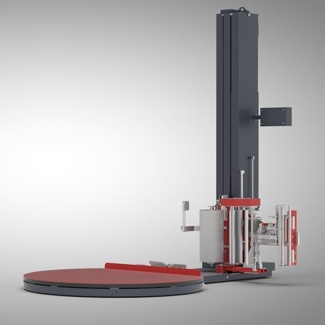 Turntable stretch wrapper - Senior series - DNC - semi-automatic / pallet