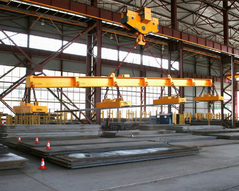 Plate lifting beam - AM 140 series - AdobA GmbH - electromagnetic
