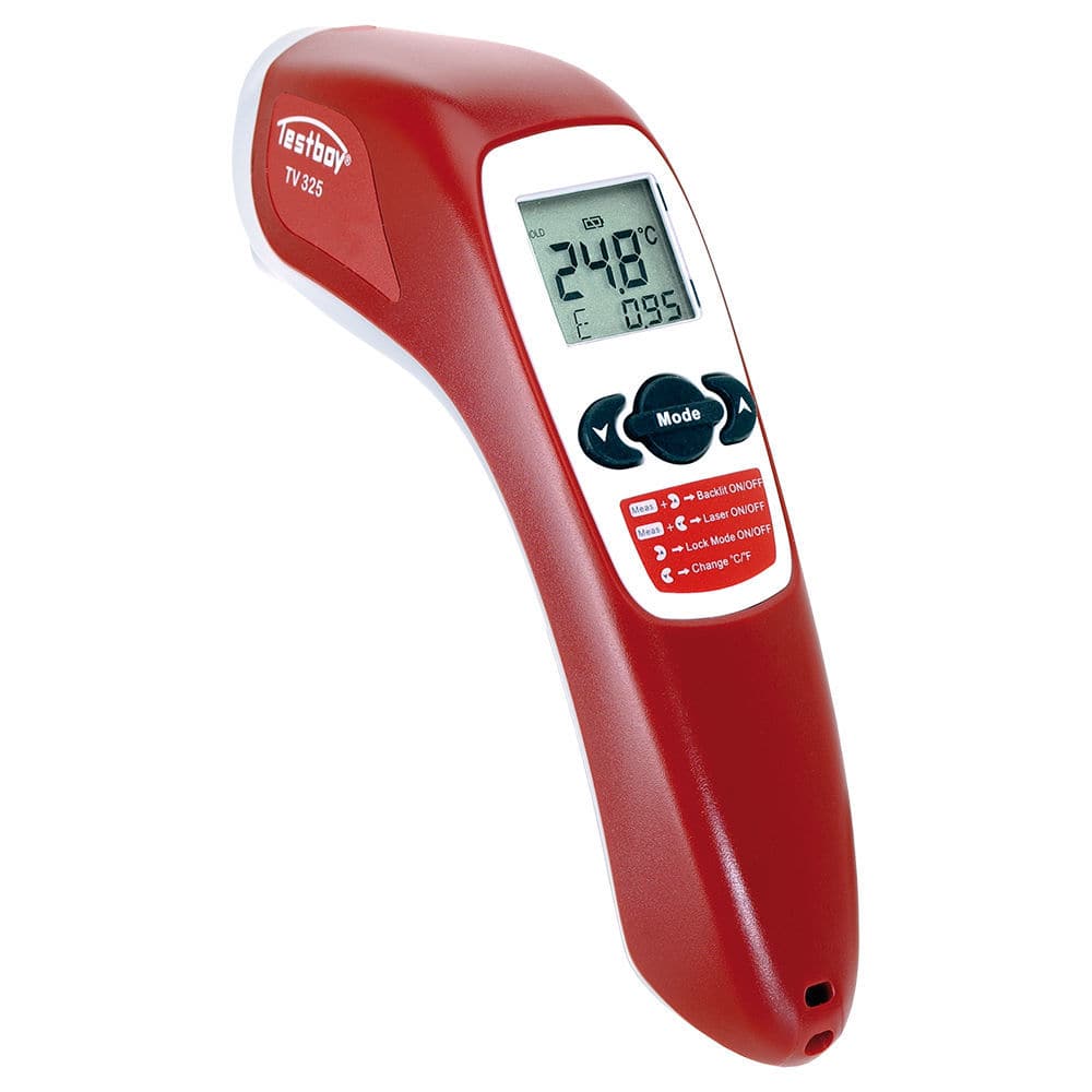 Infrared thermometer - TESTBOY TV 325 - Testboy - min/max / °C / °F