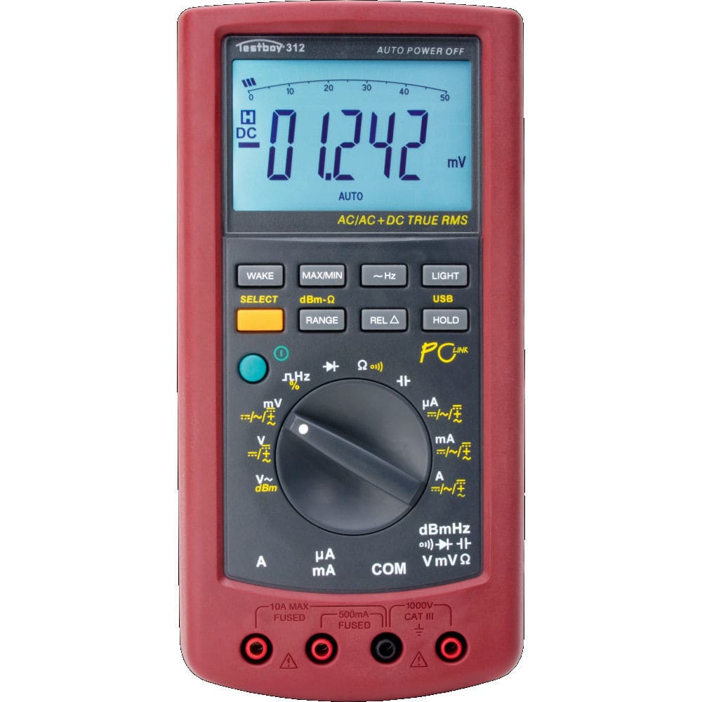 Digital multimeter - TESTBOY 312 - Testboy - portable / 1000 V / cat III