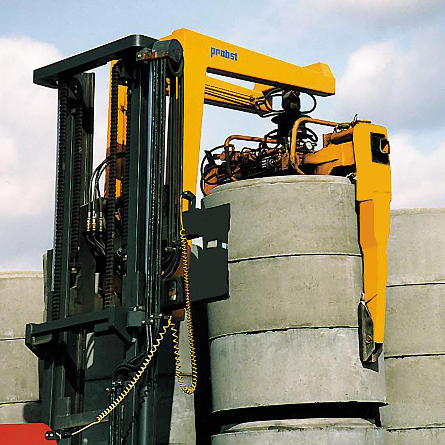 Forklift truck hydraulic clamp - RKZ-H series - Probst GmbH - for ...