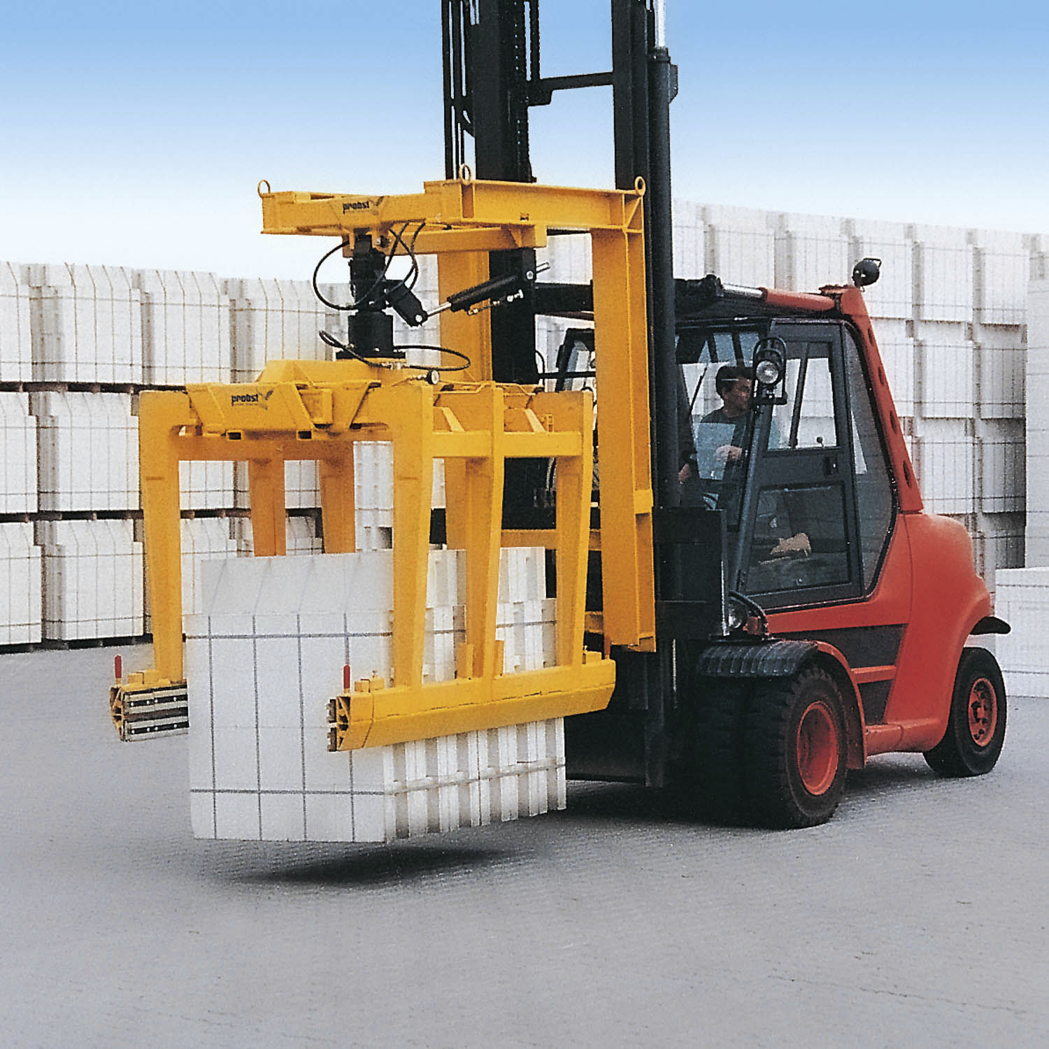 Forklift truck hydraulic clamp - STAZ-KS - Probst GmbH