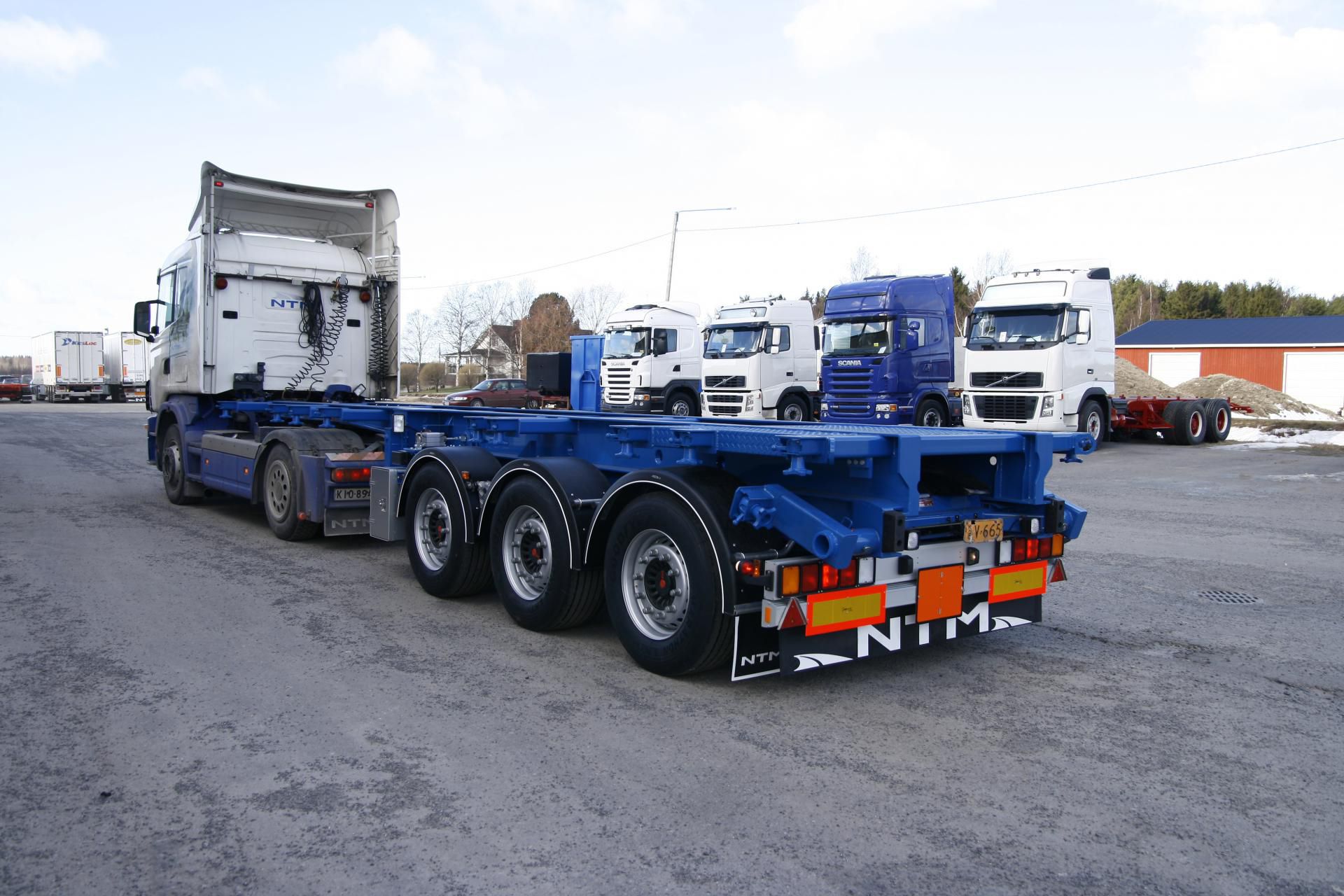 Container trailer - B-double - NTM - NÄRPES TRÄ & METALL - for cargo ...