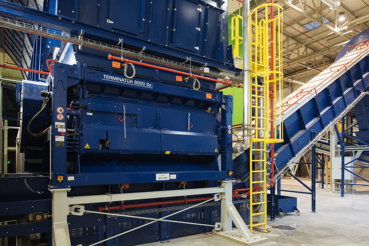 Sorting screening unit - Komptech - stationary / for waste