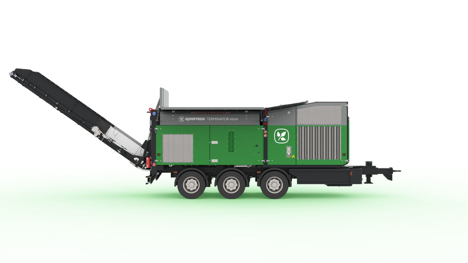 Single shaft shredder - Terminator XTRON - Komptech - for wood / for ...