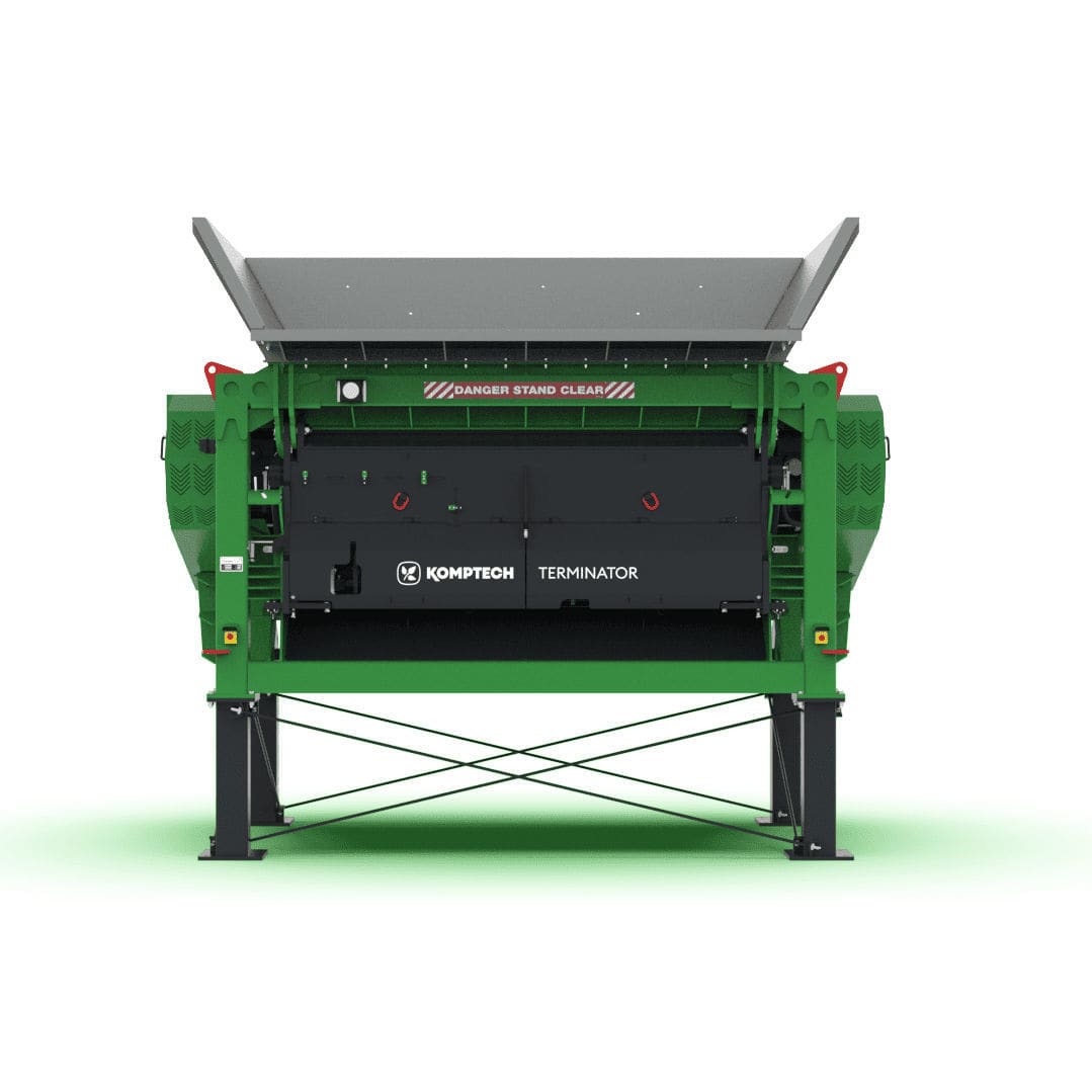 Single shaft shredder - TERMINATOR direct - Komptech - for waste ...