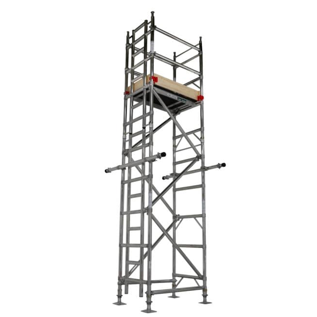 Mobile scaffolding tower - Euro Towers Ltd - facade / modular