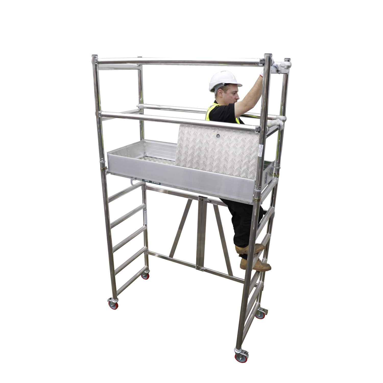 Mobile scaffolding tower - Minifold - Euro Towers Ltd - facade / modular