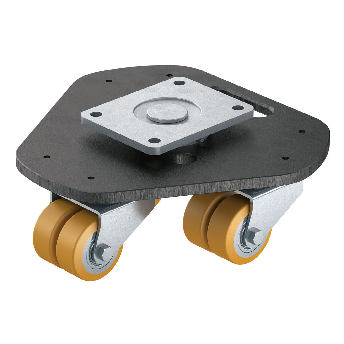Swivel caster - RADIATA series - TENTE ® - base plate / with ball ...