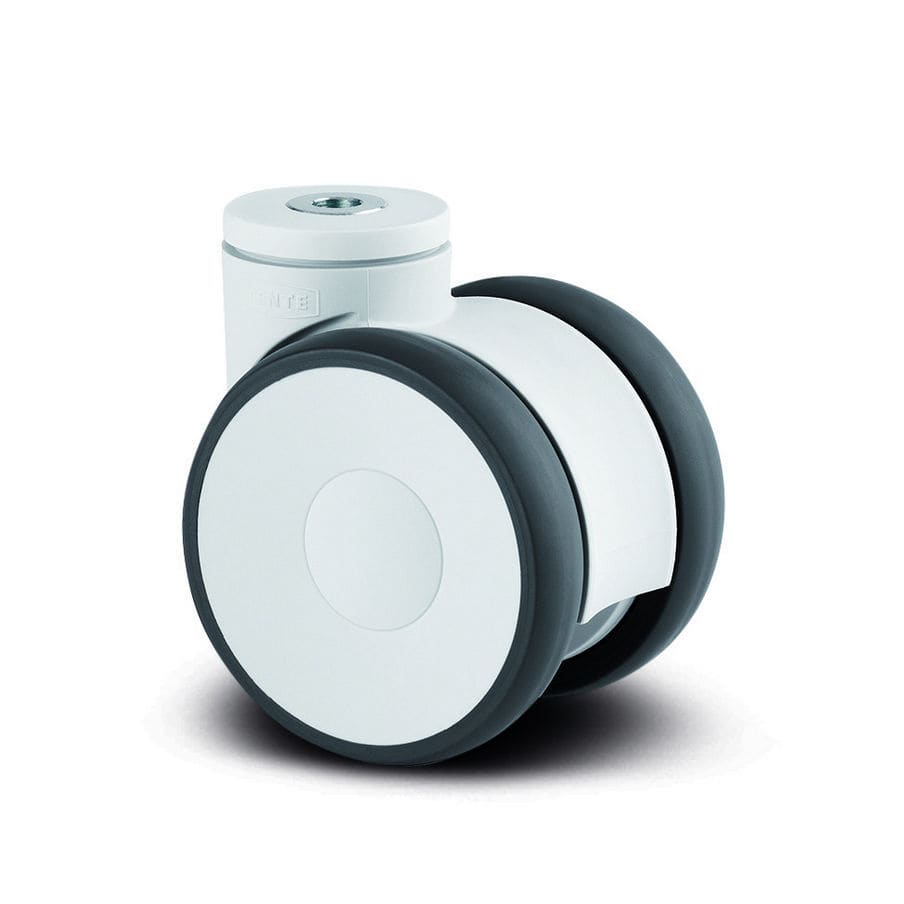 Swivel caster - LINEA - TENTE ® - rod / for furniture / with brake