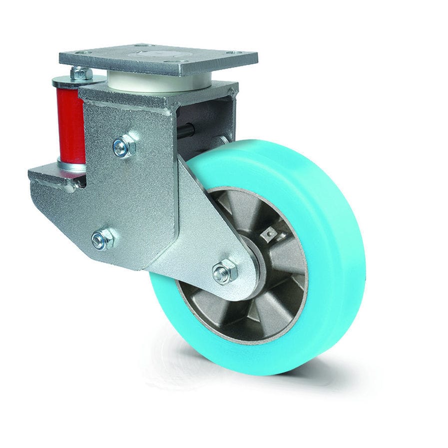 Swivel caster - Omikron flex - TENTE ® - base plate / steel / polyurethane