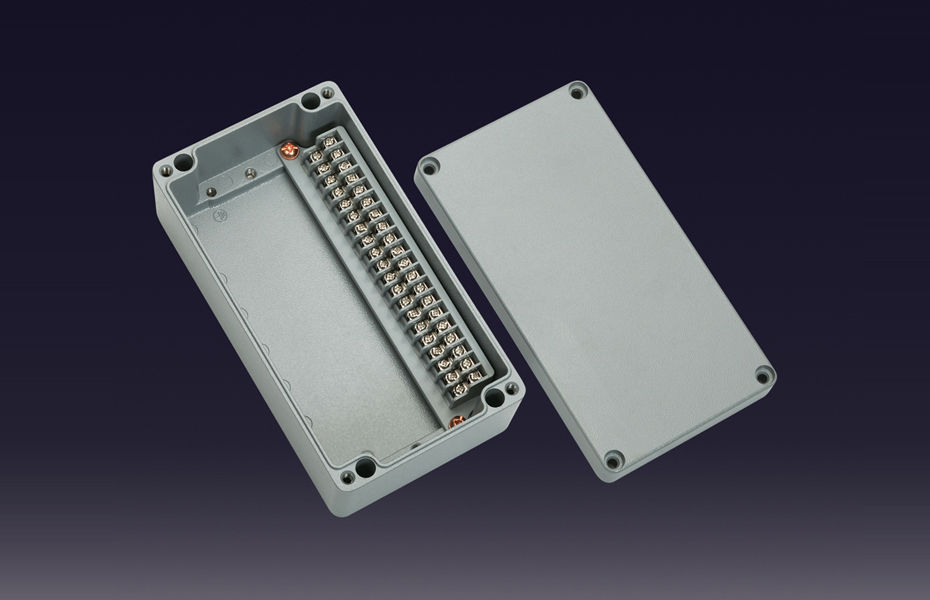 Wall-mounted terminal box - BC-AL-20PT - BOXCO Inc. - IP66 / IP67 / IK 08