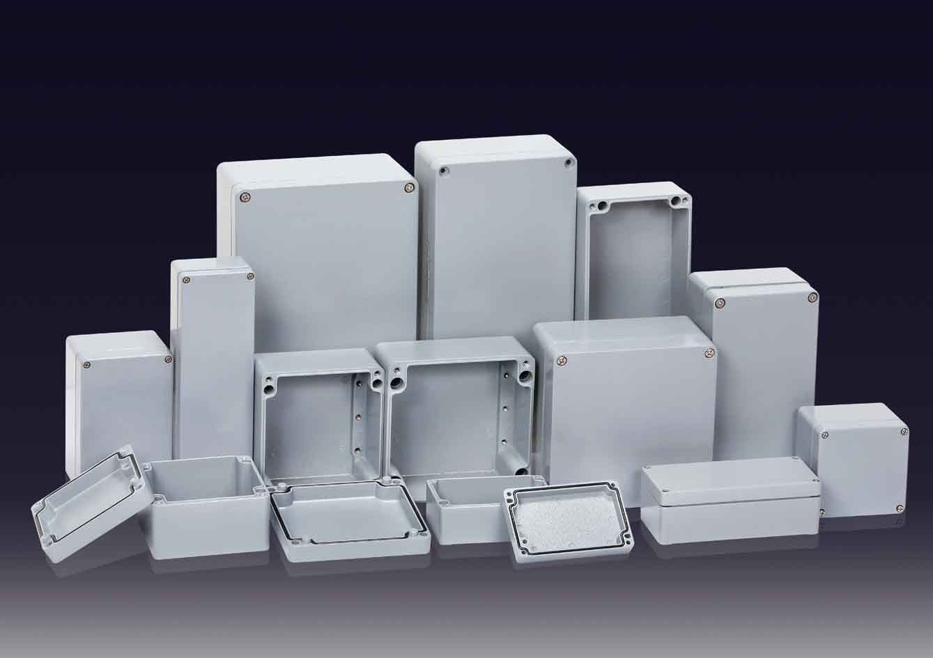 Aluminum enclosure - AL series - BOXCO Inc. - wall-mount / rectangular ...