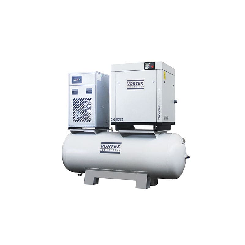 Screw compressor - MCVD series - Vortex Compressor - rotary / air ...
