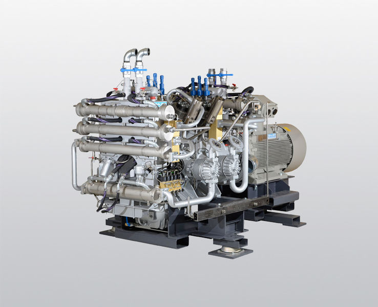 Water-cooled compressor - I series - BAUER KOMPRESSOREN GmbH - piston ...