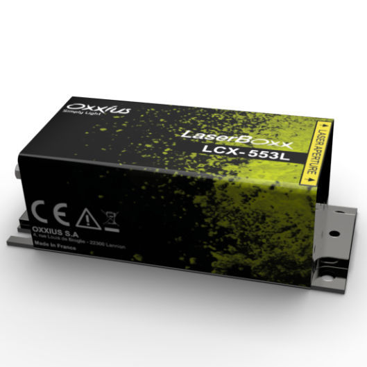 Continuous laser - LCX-553L - Oxxius - solid-state / visible / for medical applications