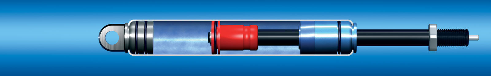 Industrial use gas spring - B-Modell - BANSBACH easylift - lockable