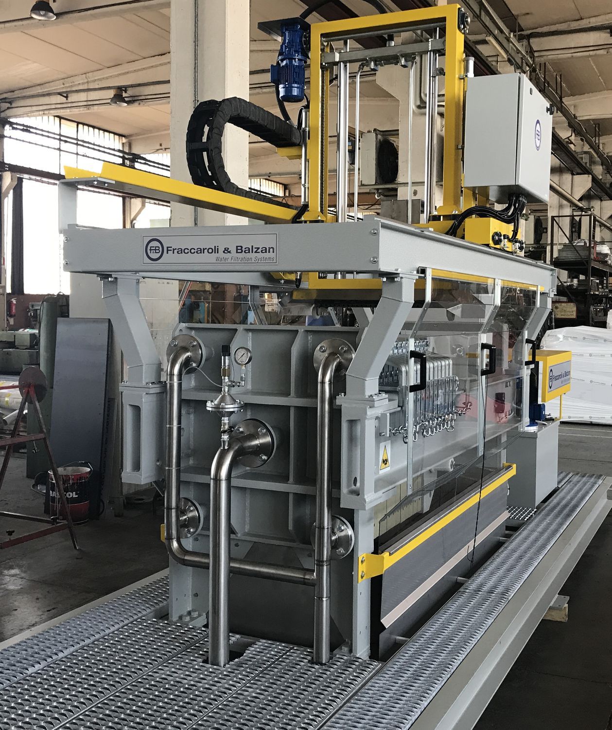 Side-beam filter press - FB/800-10 - FRACCAROLI & BALZAN S.p.a ...