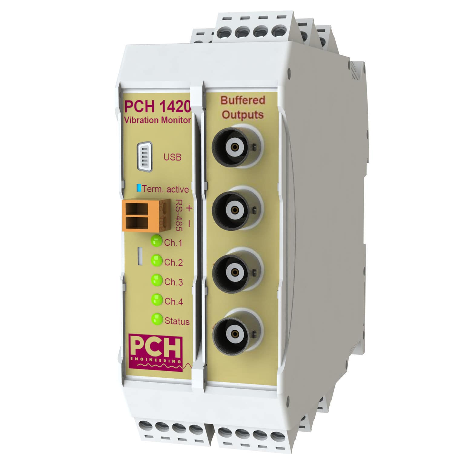 Continuous surveillance vibration transmitter - PCH 1420 - PCH ...