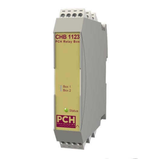 Safety relay module - PCH Engineering A/S - programmable / trip / digital