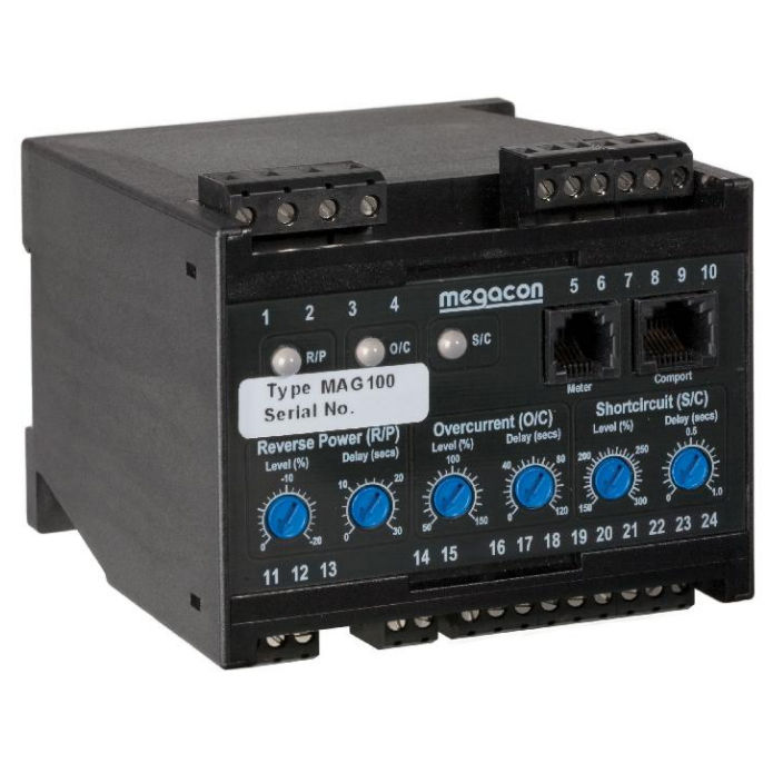 Overload relay - MAG10x series - Meagacon AS - over-current / under ...