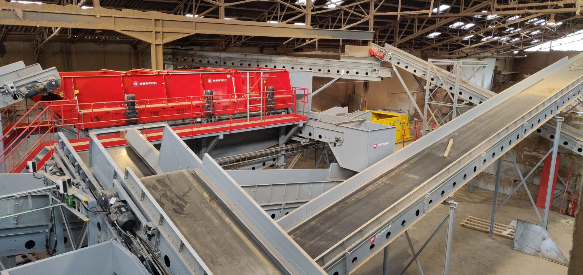 Dry screening screener - ECODISC - Rentec - for recycling / for waste ...